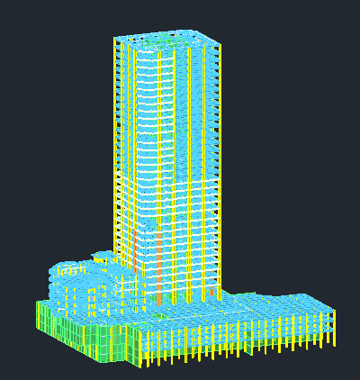 复杂工程调指标！中建八局框架核心筒PKPM-AID应用分享