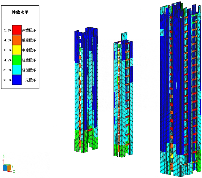 PKPM+SAUSG整体解决方案在某双塔连体结构抗震性能化设计中的应用